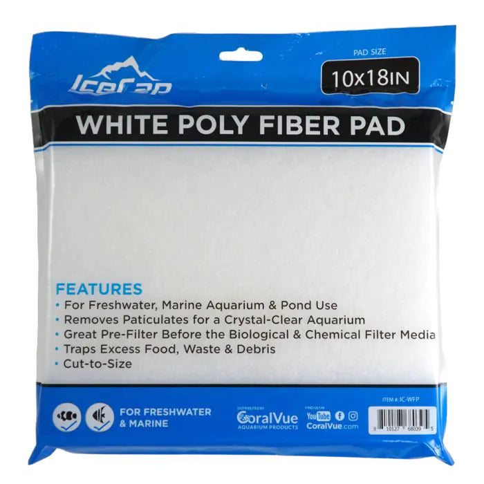 IceCap White Poly Fiber Pad – Aqua And Beyond